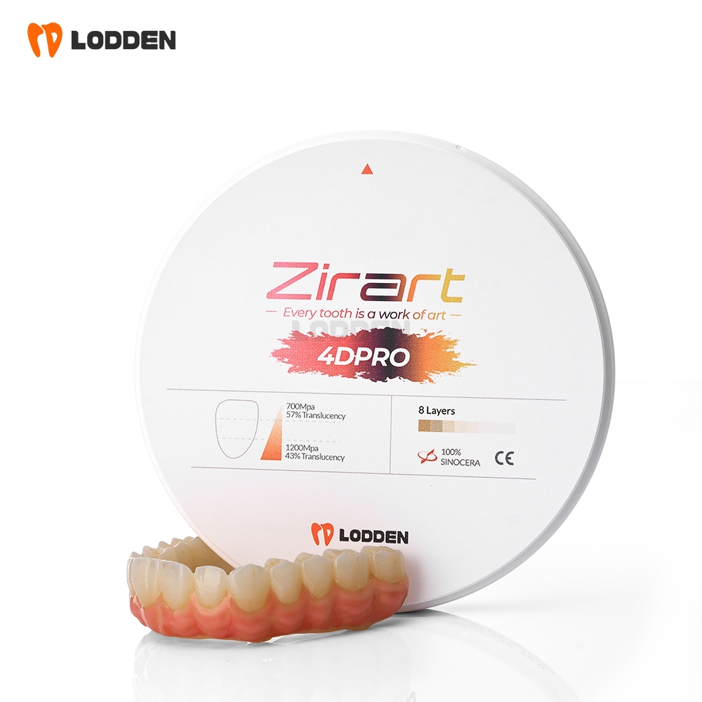 4D Pro Zirconia Block 98x14-25mm Multilayer Zirconia Disc For CAD CAM ...