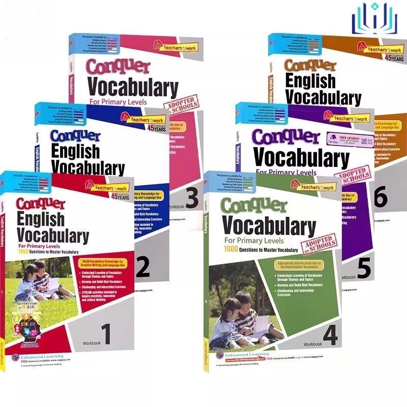 English “SAP Conquer Vocabulary Level 1/2/3/4/5/6”Primary School ...