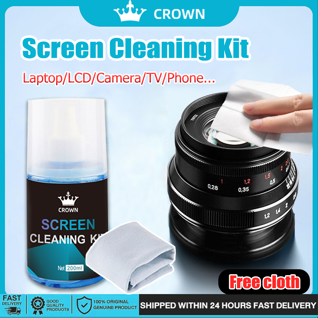 Screen Cleaning Kit Suitable for All Lenses Mobile Phone LCD LED TV ...
