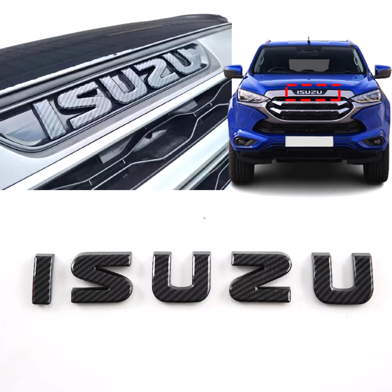 Car Monogram Sticker Decorative Strip for Isuzu MUX MU-X 2021-2025 ...