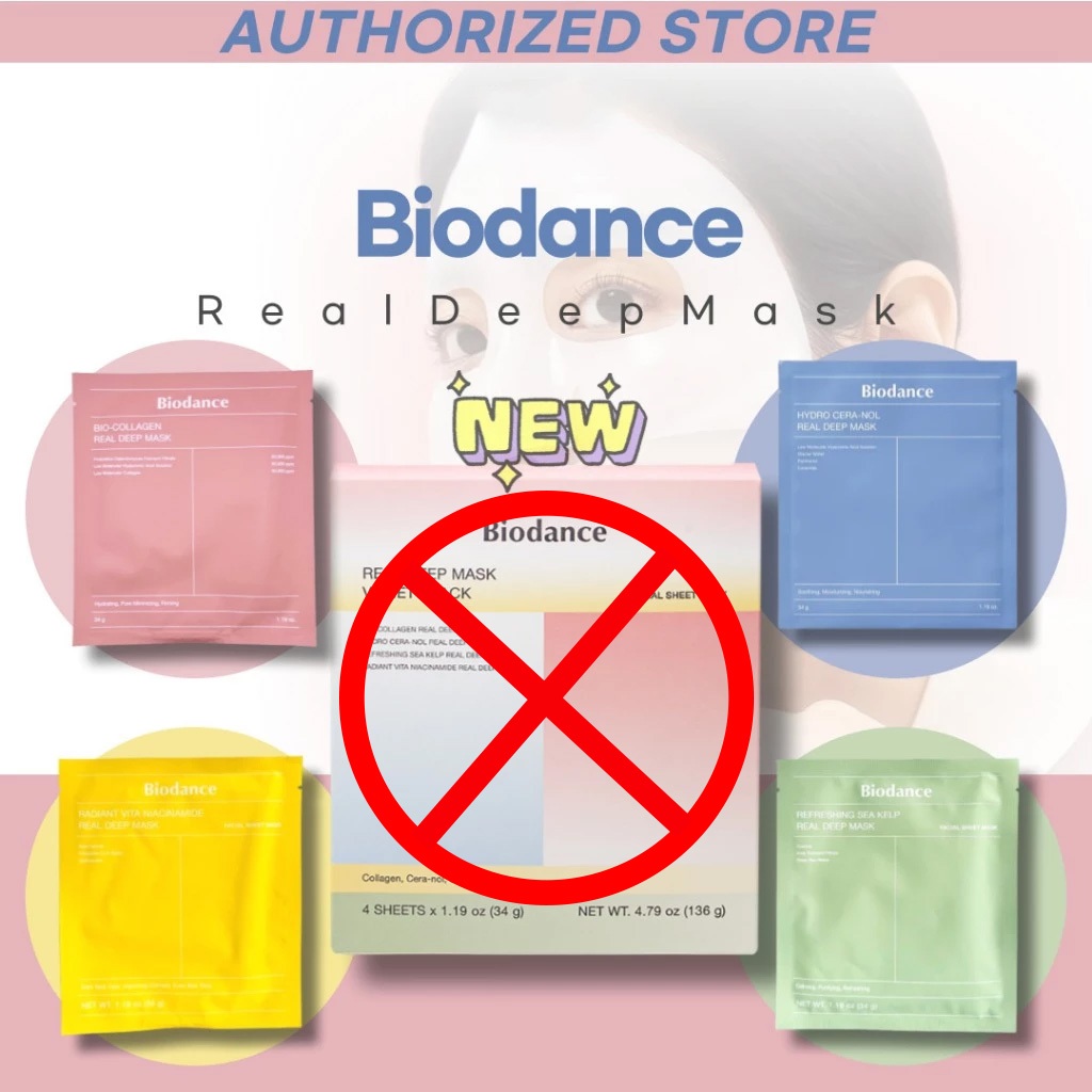 Biodance Koleksi Masker/ Bio Collagen Real Deep Mask Hydro Ceral-Nol ...