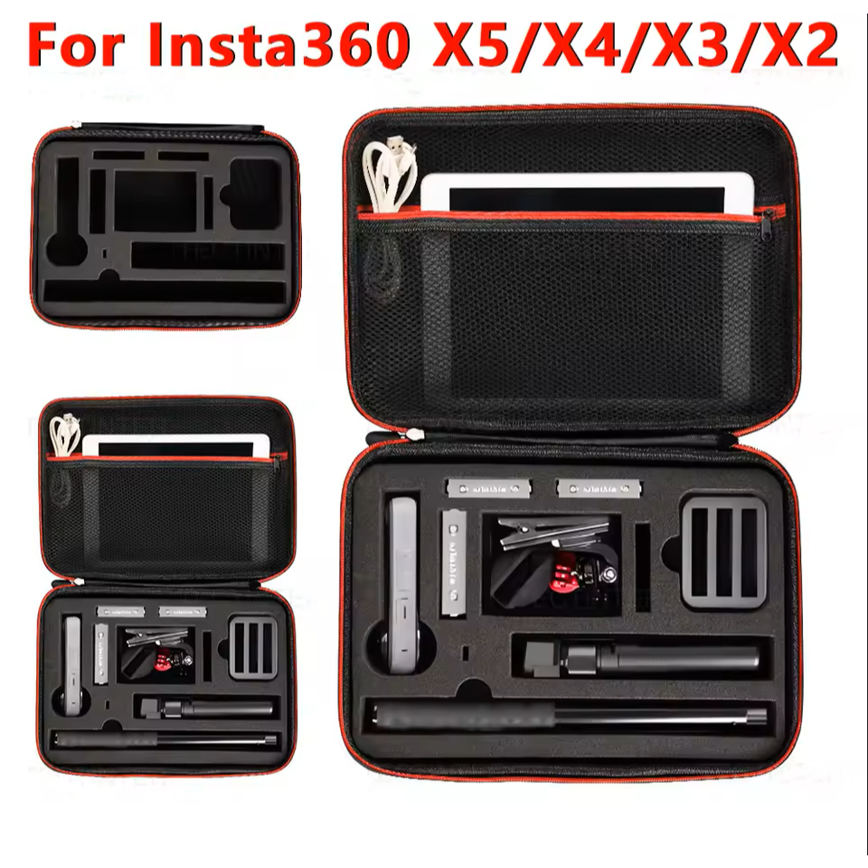 Large Carry Case Protective Insta360 X5/X4/X3/one x/one x2 Storage Bag ...