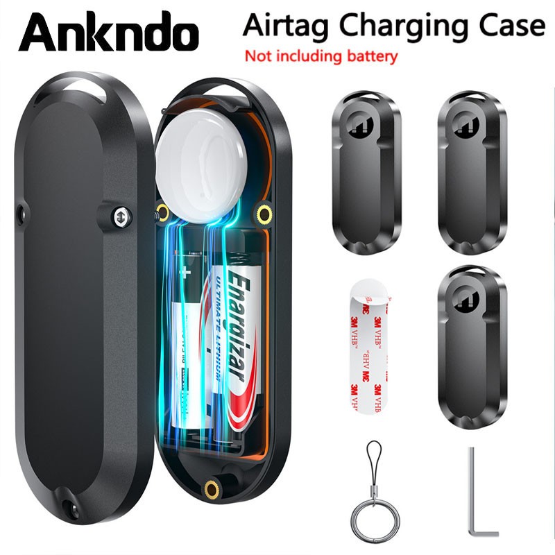 Waterproof Magnetic For Air/-Tag 10 Year Extended Battery Case Mini ...