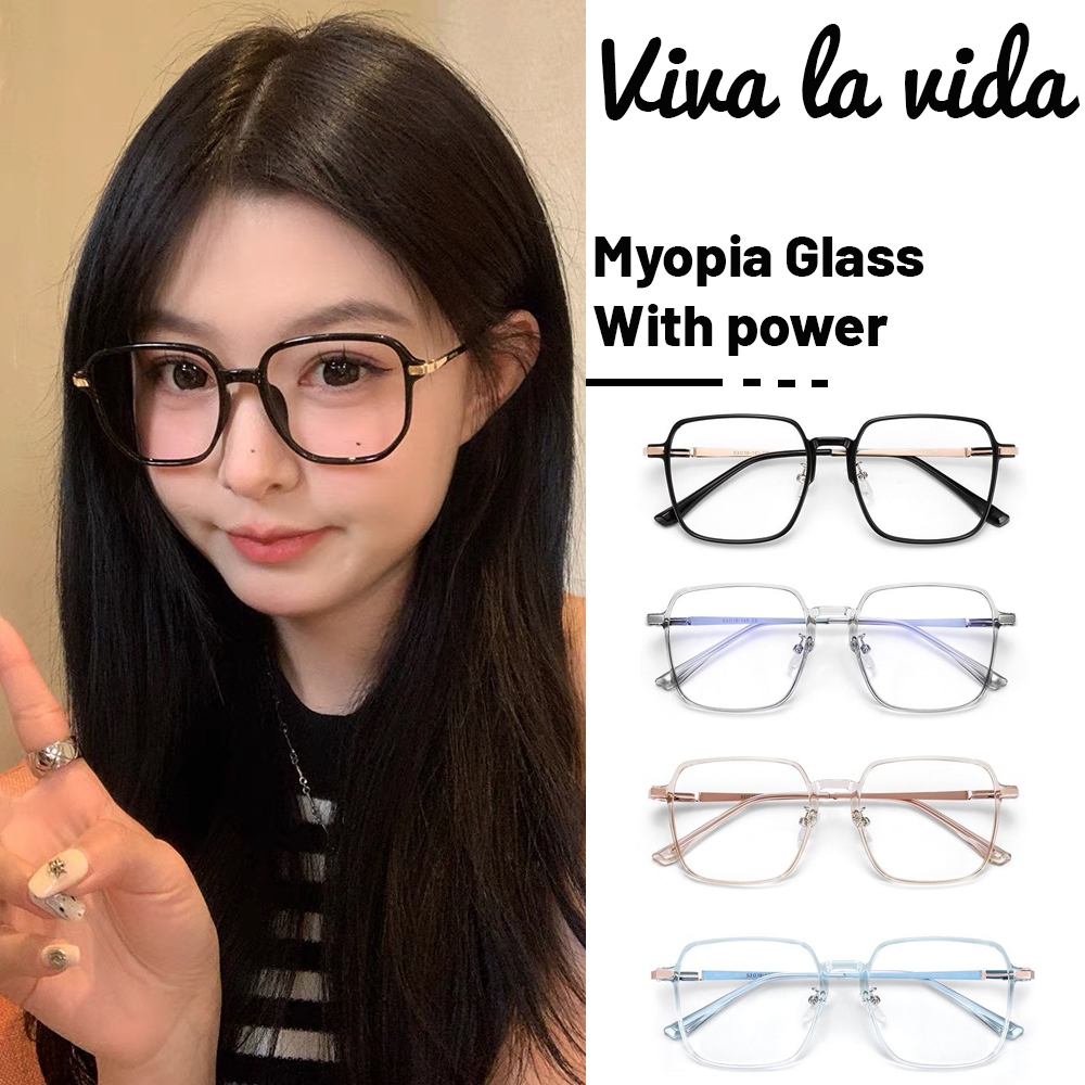0°~-6.0°】Myopia Nearsighted Anti Blue Light Glasses with power spek ...