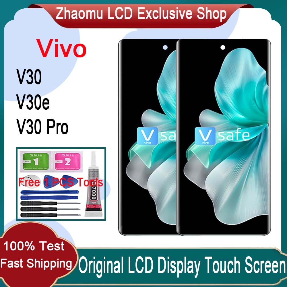 Original AMOLED Vivo V30 V30e V30 Pro 5G LCD Display Touch Screen ...