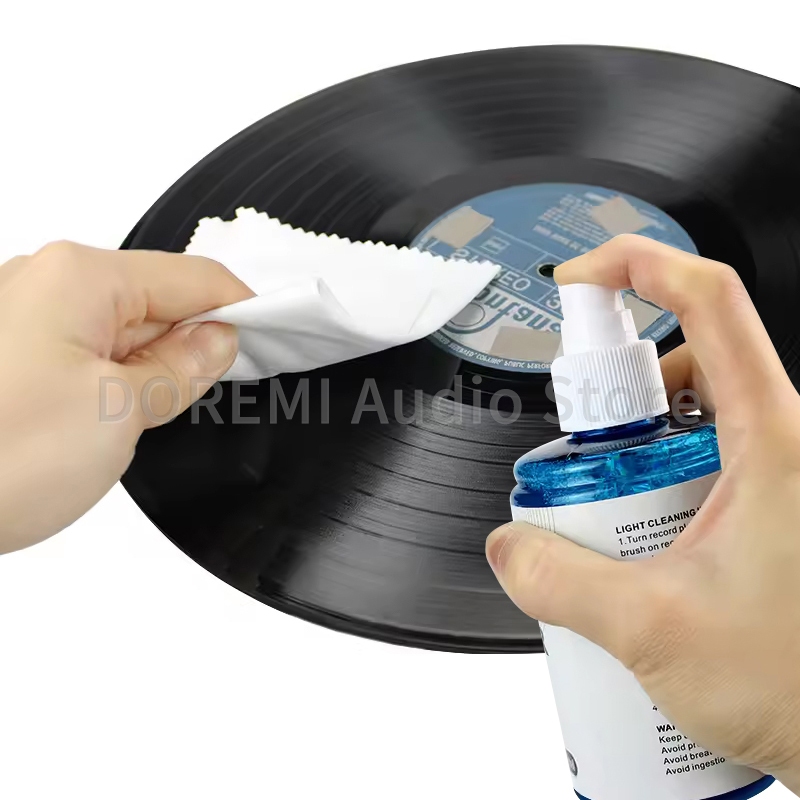 200ml LP/CD Vinyl Record Player Cleaner Cleaning Fluid Dust Removal ...