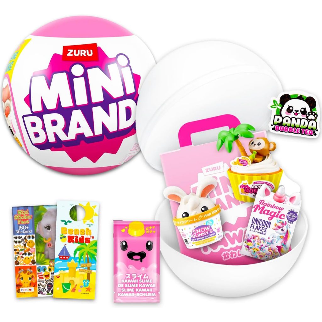 Zuru Kawaii Food Mini Brand Mystery Set-Bundled Zuru Kawaii Surprise ...
