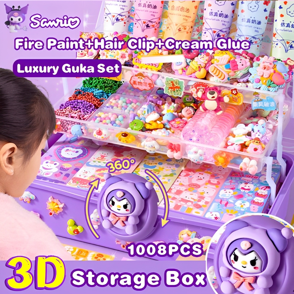 【🇲🇾24h】Guka 1008PCS Full Set Gooka Keychain Set Sticker Kids Keychain ...