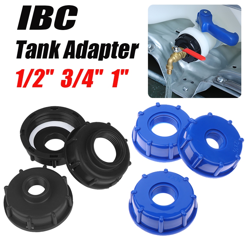 S60X6 Coarse Thread 1/2" 3/4" 1" Female Thread IBC Tank Adapter Tap ...