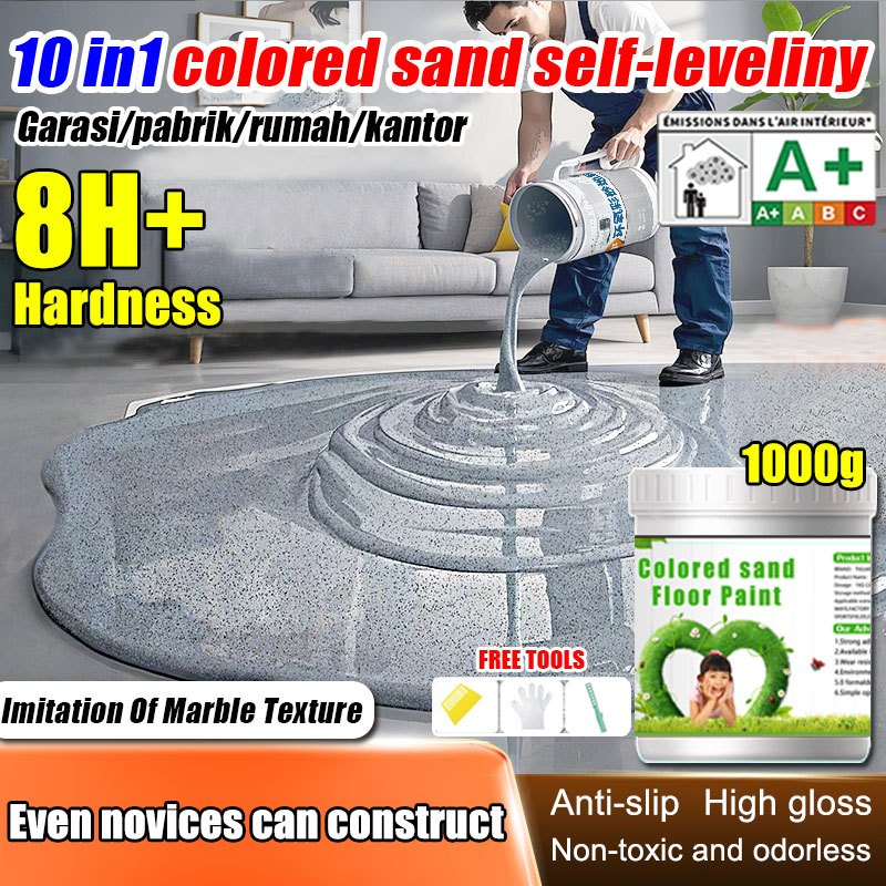 self leveling epoxy sand floor paint epoxy floor paint waterproof paint ...