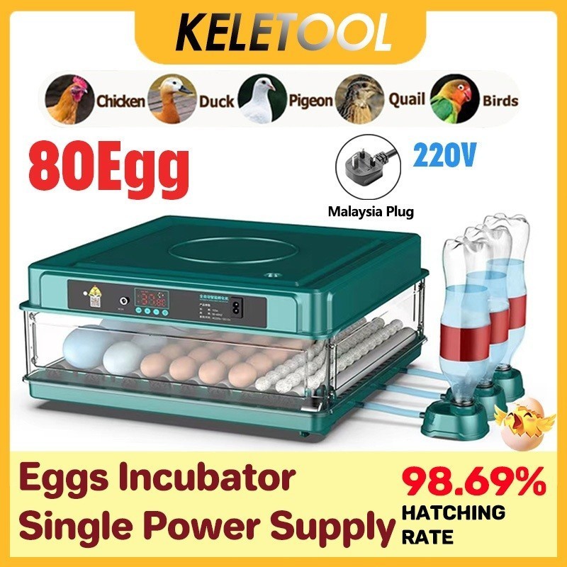 192 / 130 Egg Turning Incubators egg hatcher incubator penetas telur ...