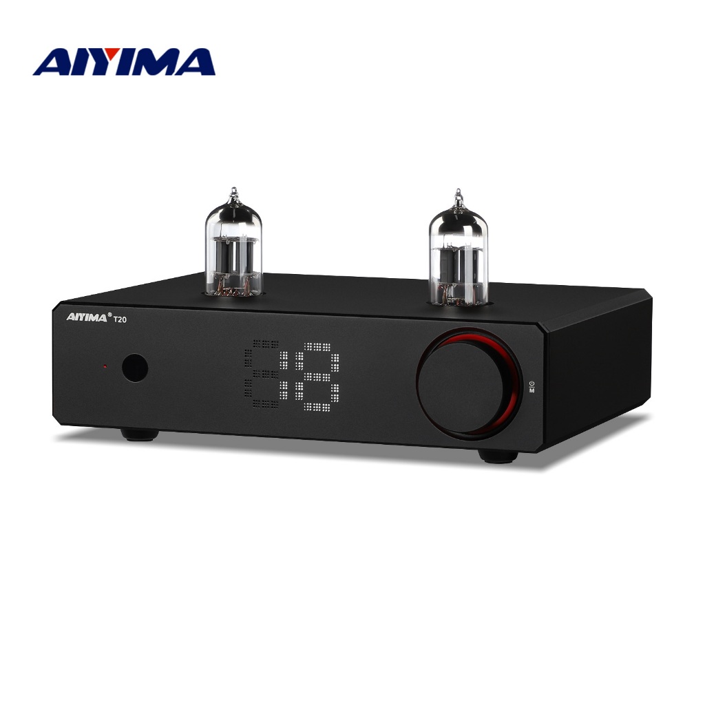 AIYIMA T20 Vacuum Tube Preamplifier ECC83 Fully balanced Preamp RCA XLR Input HiFi Stereo DAC ...