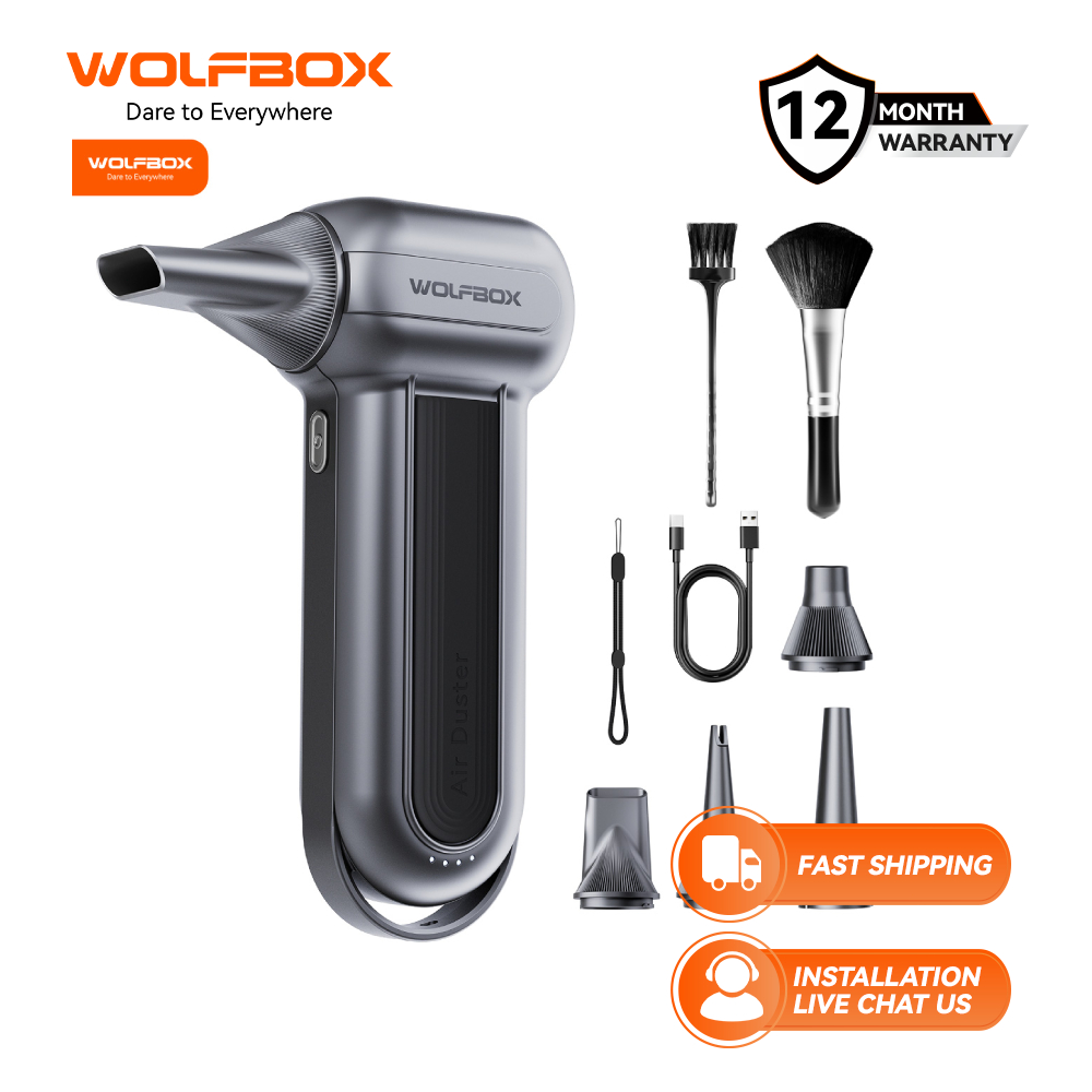 WOLFBOX MF100 Electric Air Duster-150000RPM Super Power Cordless Air ...