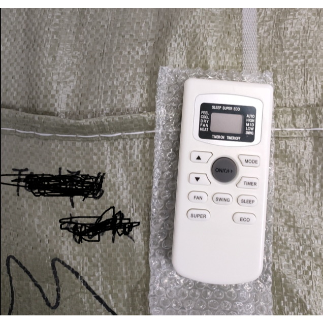 new remote for Astron TCL air remote Inverter window-type air ...