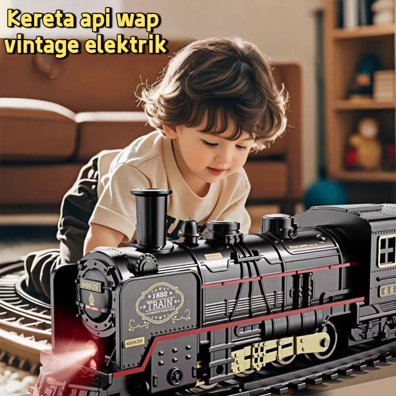 Kereta Api Mainan Kids Simulation Big Size Sound Light Electric ...