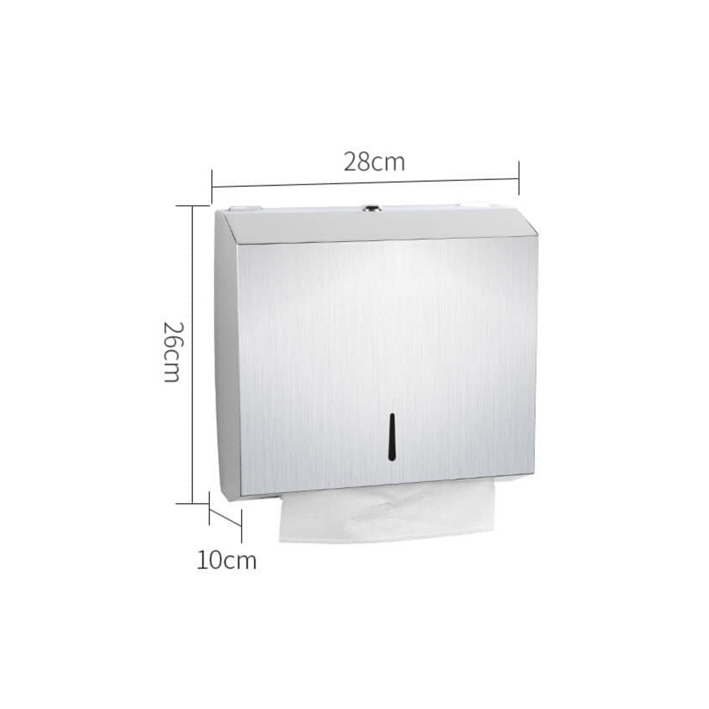 SUS 304 Stainless Steel Jumbo Roll Tissue Dispenser Interfold Paper ...