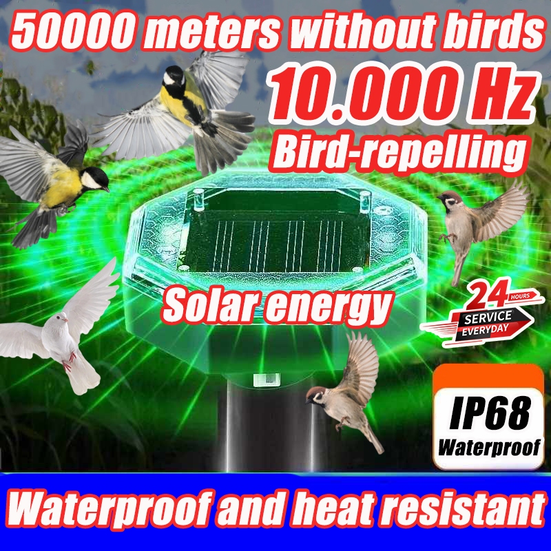 No birds within10000 meters Bird Repellent repellent ultrasonic 720°all ...