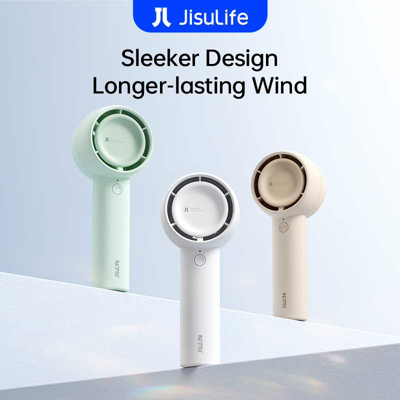 JisuLife Mini Fan 4500mAh Battery Protable Handheld Fans With New ...