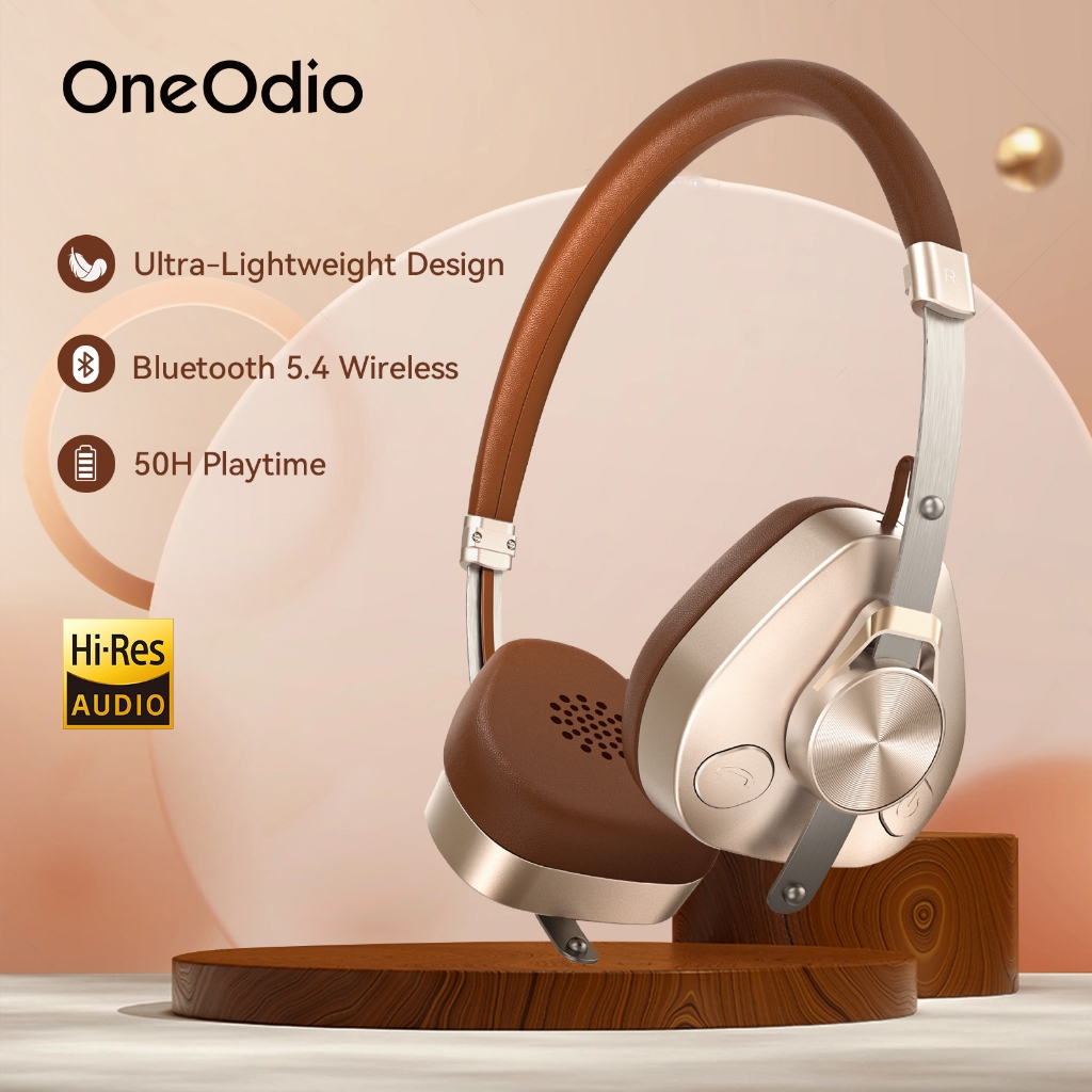 Oneodio F4 Bluetooth 5.4 Wireless Headphones with Microphone Hi-Res ...