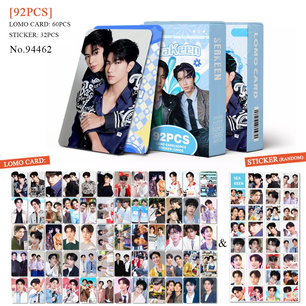 92-124pcs Thai Star GMMTV ATLAS ENGLOT Lomo Cards Pondphuwin LINGORM ...