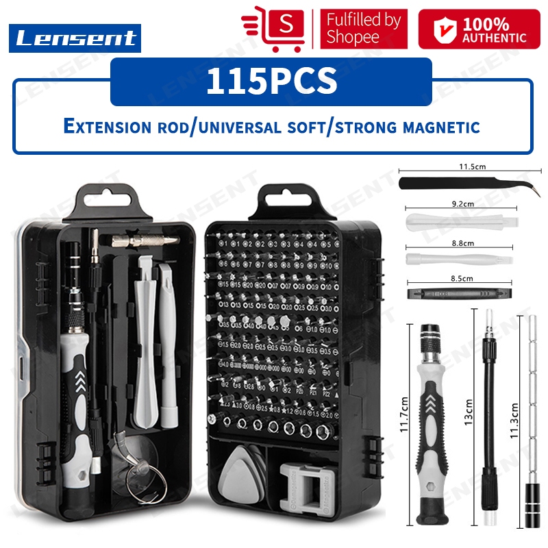 Lensent 115 in 1 Screwdriver Set Mini Magnetic DIY Repair Tool Kit ...