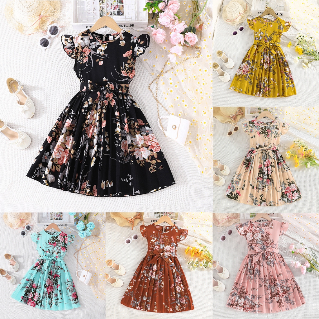 [Selangor Stock Fast Delivery] Baju Raya Budak Perempuan 5-11 Tahun ...