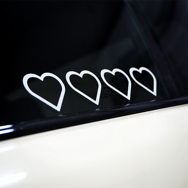 Car Sticker Love Car Sticker JDM Reflective Body Sticker Battery Car ...