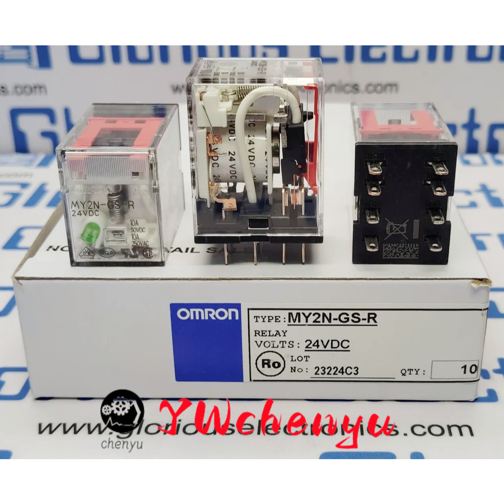 OMRON Middle Relay MY2N-GS DC24V MY4N-GS AC220 LY2N MY2N-J MY2N-GS-R MY4N-GS-R | Shopee Malaysia
