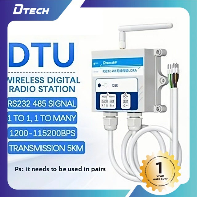 DTECH TPUNB Wireless Data Transmitter Station DTU Module Terminal 5000m ...