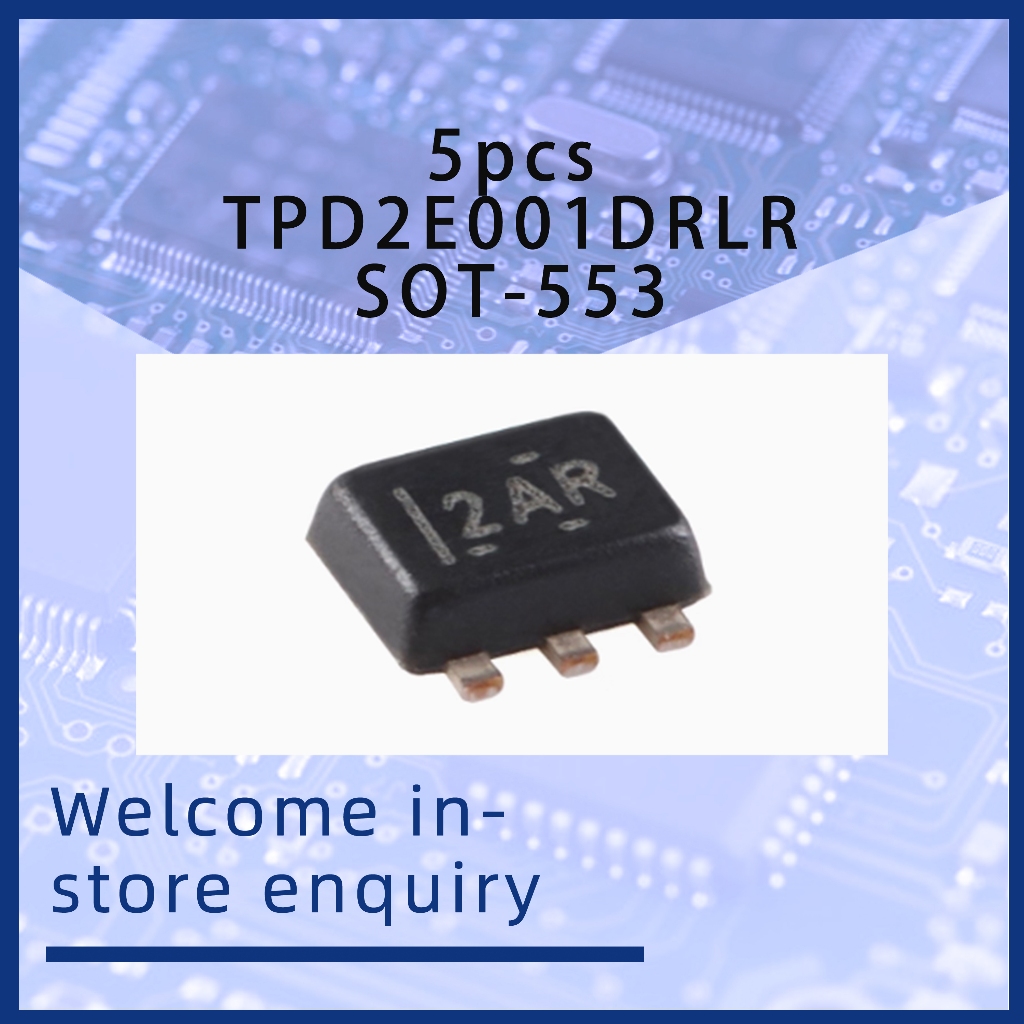 5pcs TPD2E001DRLR SOT-553 2-channel ESD protection diode array | Shopee ...