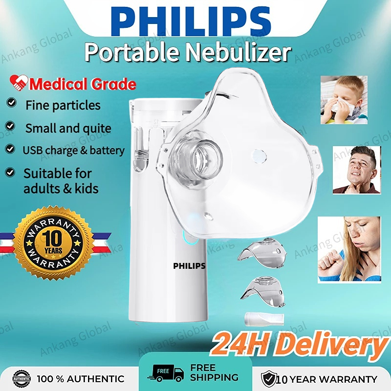 [Ready stock][10-year warranty]Medical Grade Philips portable nebulizer ...