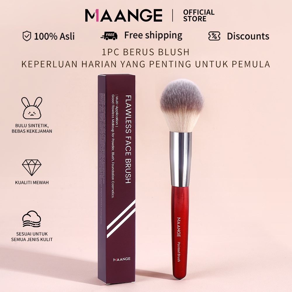 MAANGE Berus Make up Multifunction Foundation Brush Loose Powder Brush ...