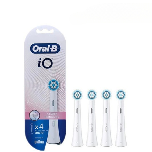 Oral-B io Mild Soft cleaning toothbrush replacement brush head, white ...