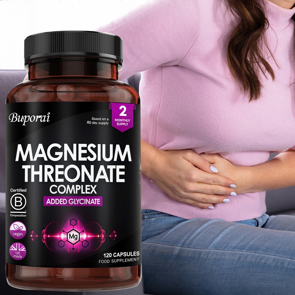 Magnesium Threonate Supplement - 120 High Strength Magnesium Threonate ...
