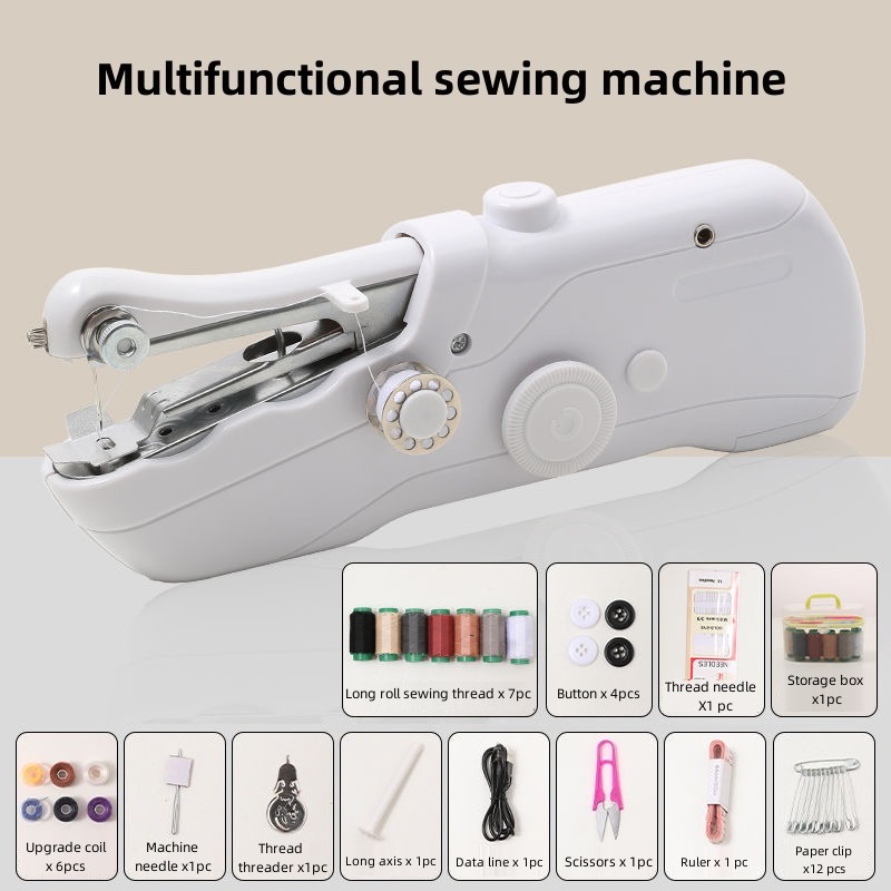 Handheld Sewing Machine,Mini Portable Electric Sewing Machine for ...