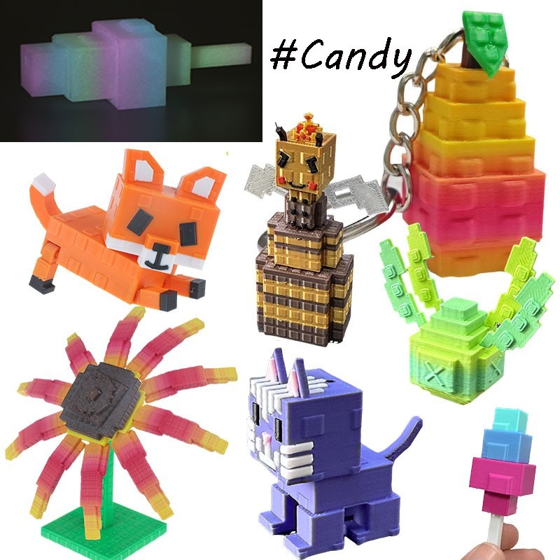 Grow A Garden Keychain Raccoon Fox 3D Printing Model Toys Roblox Game ...