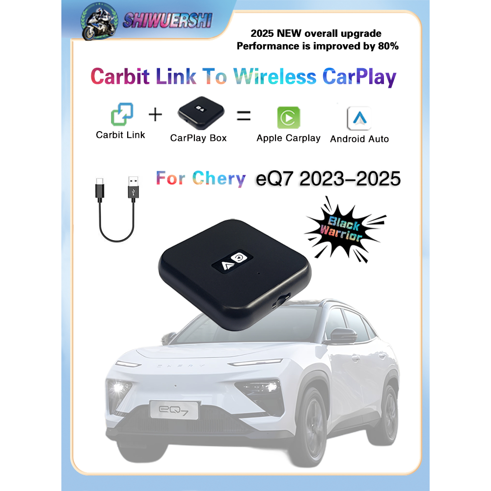 SHIWUERSHI 2025 smart Car Play Adapter for Chery eQ7 2023-2025 AIQAR ...
