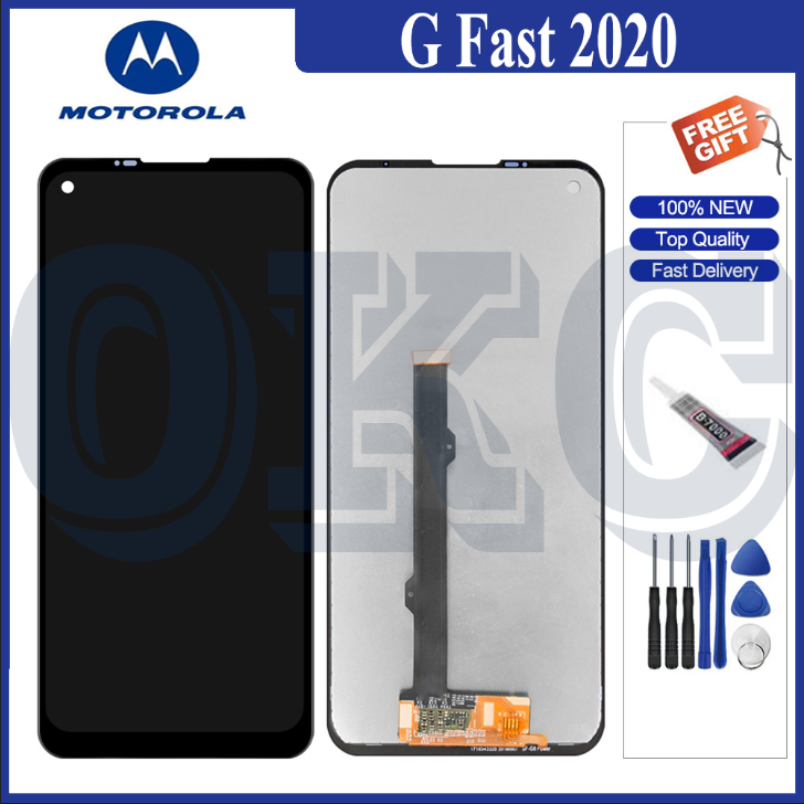 Original For Moto G Fast LCD Display Touch Screen Digitizer Assembly ...