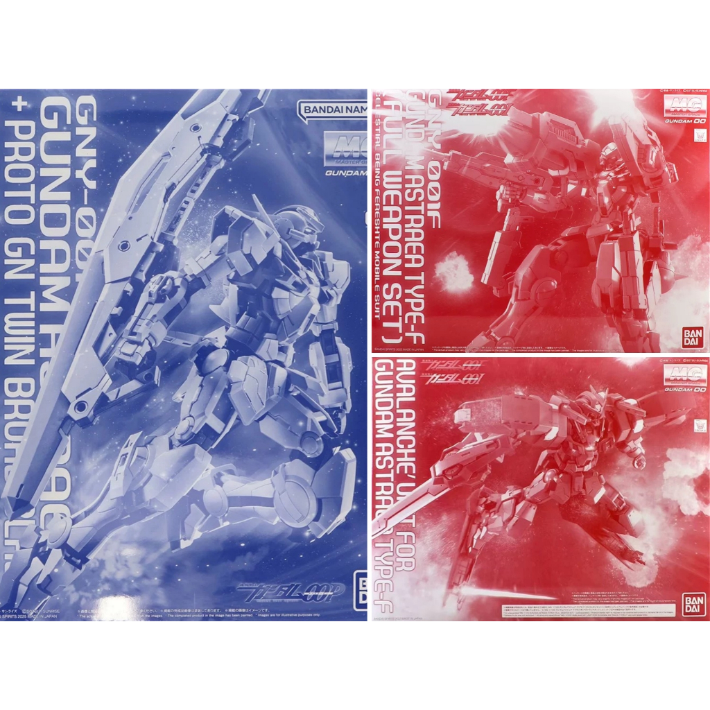 BANDAI model kits MG 1/100 GNY 001 +PROTO GN TWIN BROAD BLADE PB GNY ...
