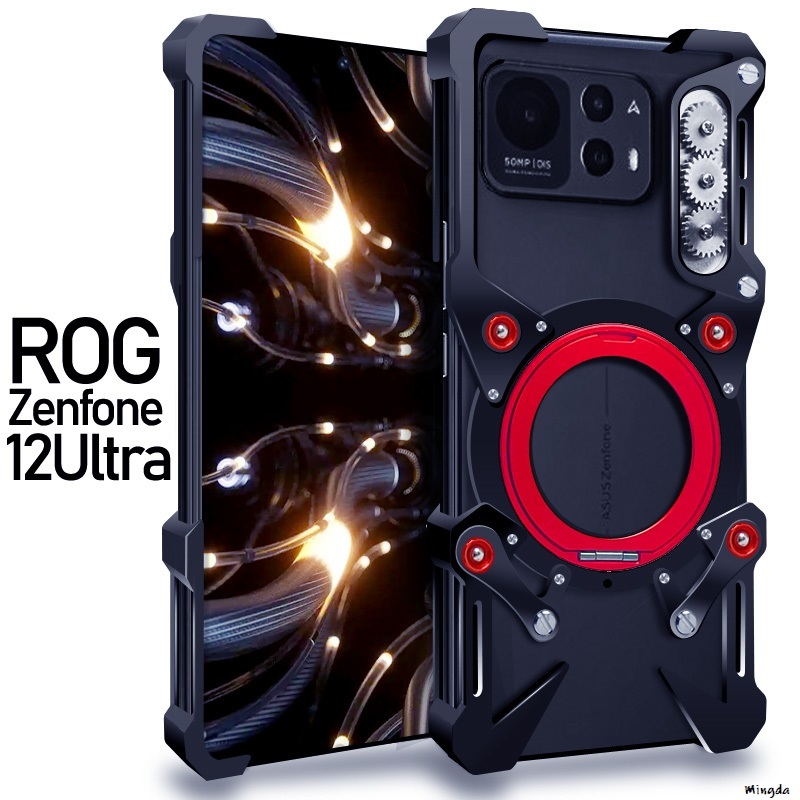 ZIMON Metal Frame Case for ASUS Zenfone 11 Ultra / 12 Ultra, Aluminum ...