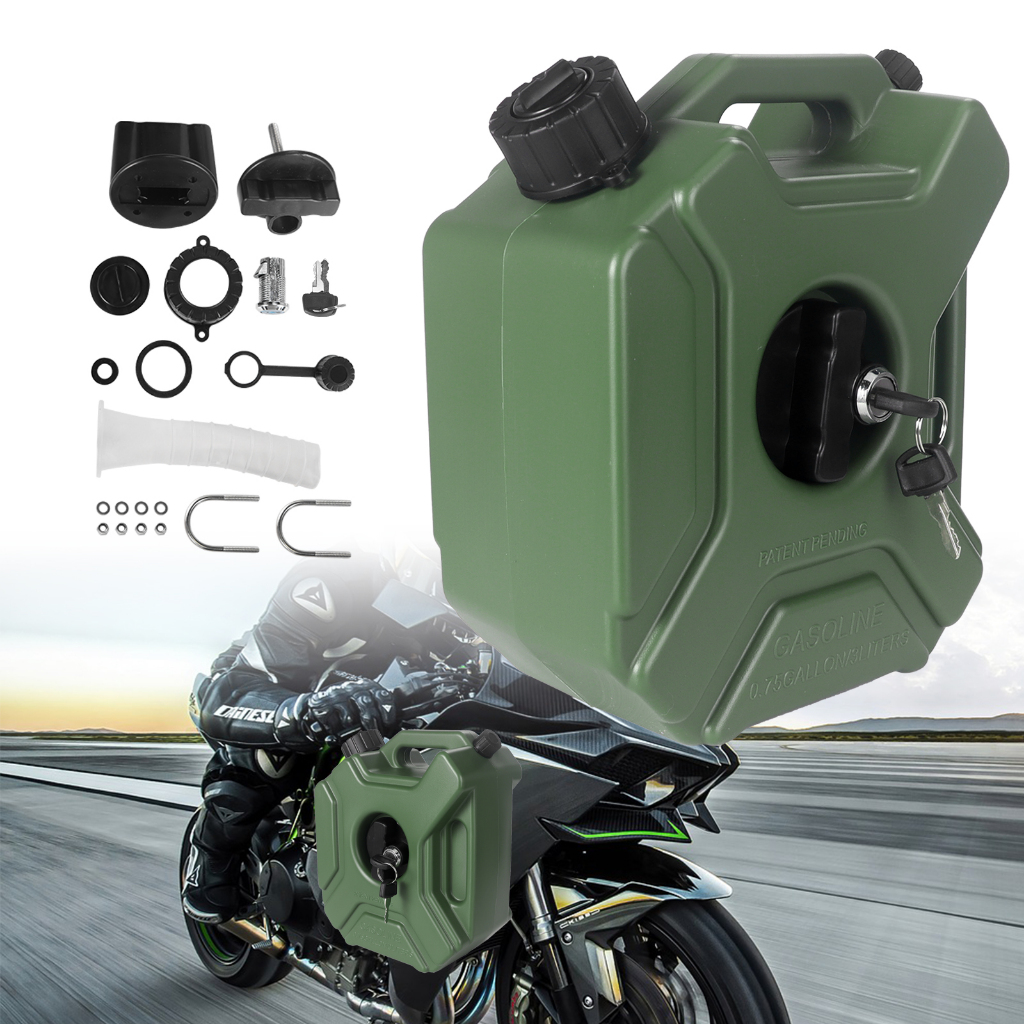 3L 5L Plastic Storage Portable Oil Gas Fuel Petrol Diesel Water Tank ...