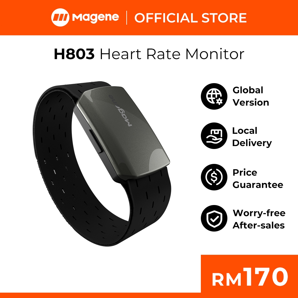 Magene H803 Heart Rate Sensor Armband Dual Mode Outdoor Fitness ...