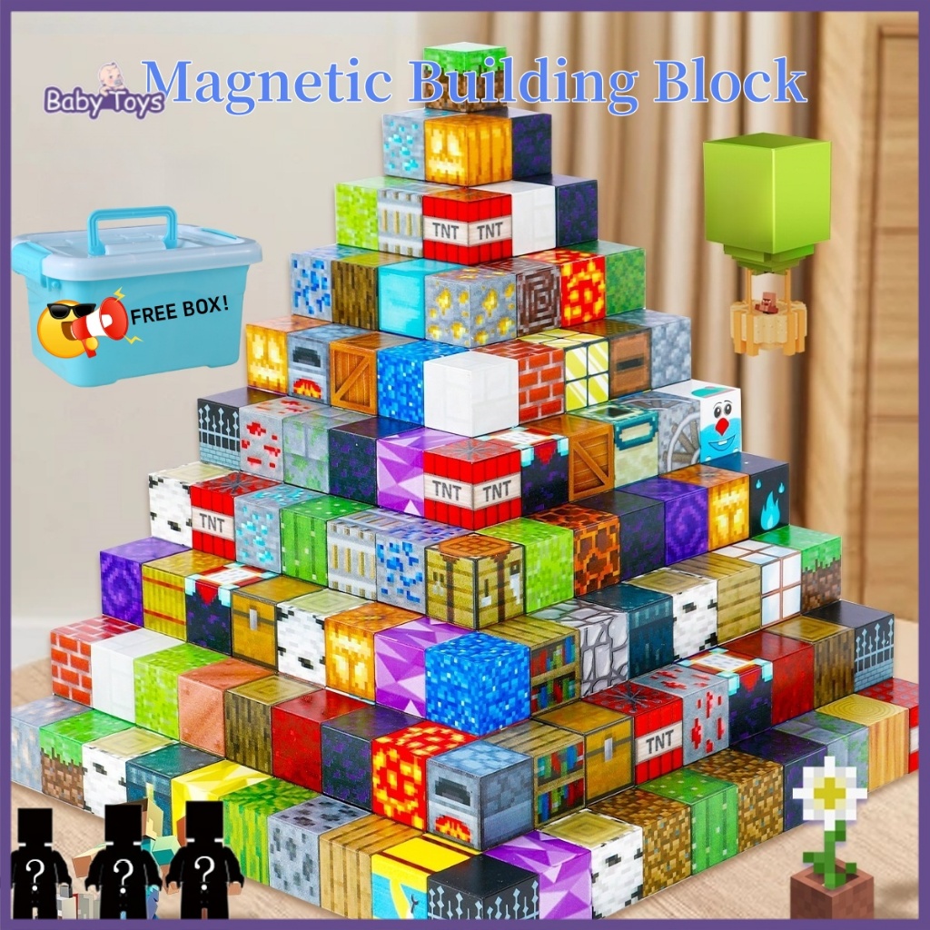 Magnetic Cube Building Blocks: DIY Educational Set for Kids - Creative ...