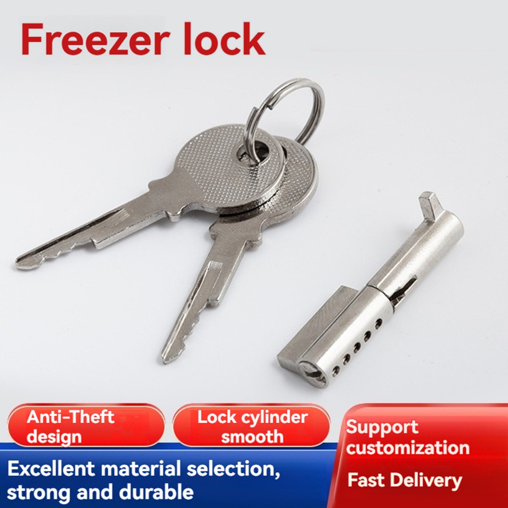 Double Door Freezer Lock Glass Counter Lock Sliding Door Lock Showcase ...