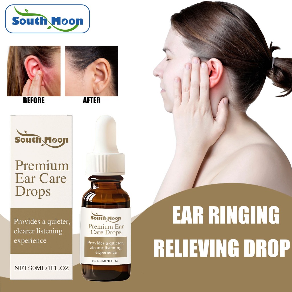 South Moon Tinnitus Liquid Ear Drops Treatment Original Ear Pain Liquid ...