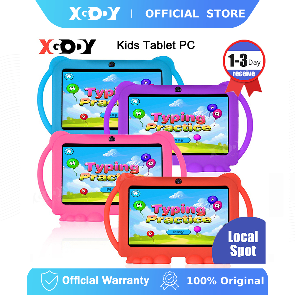 XGODY T702 Kids Android Tablet PC Dual Camera WiFi Bluetooth (7"/3+32GB) | Shopee Malaysia