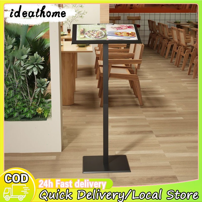 High End Menu Display Rack Hotel Entrance Publicity Stand Vertical ...