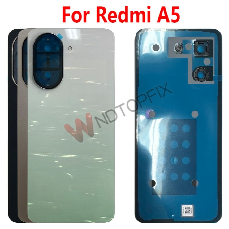 For Redmi A5 Back Battery Cover Door Rear Glass Housing Case ...