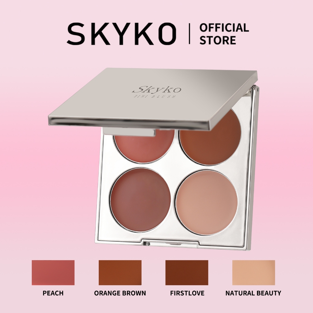 SKYKO 4 In 1 Blush Cream Palette High Pigment 4 Colors In 1 | Shopee ...