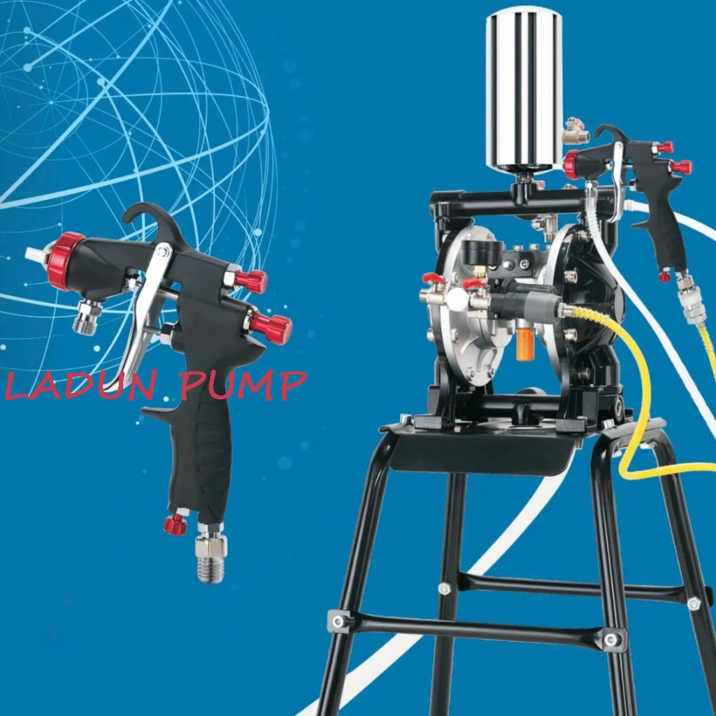 Pneumatic spray painting pump, pneumatic diaphragm spray painting pump ...